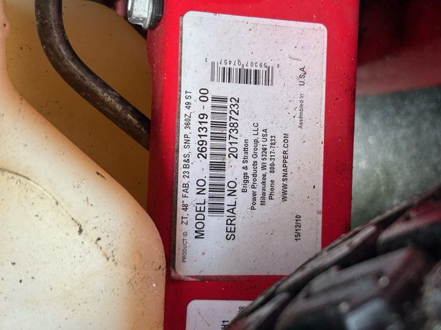 Snapper 360Z Zero Turn Lawn Mower | Used Mowers Online